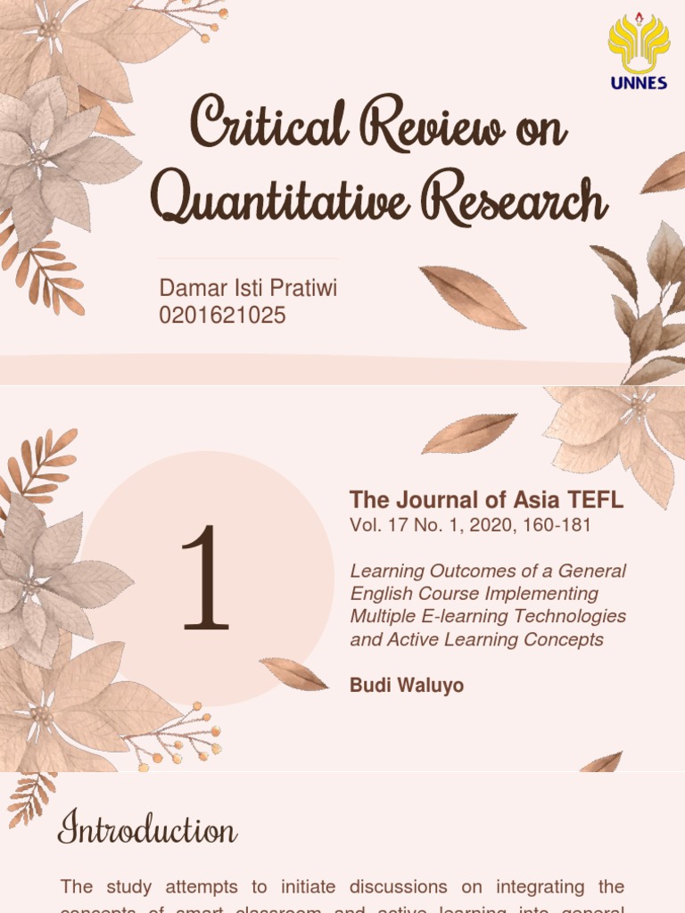 Damar Isti - 0201621025 - Quantitative Research | PDF | Educational ...