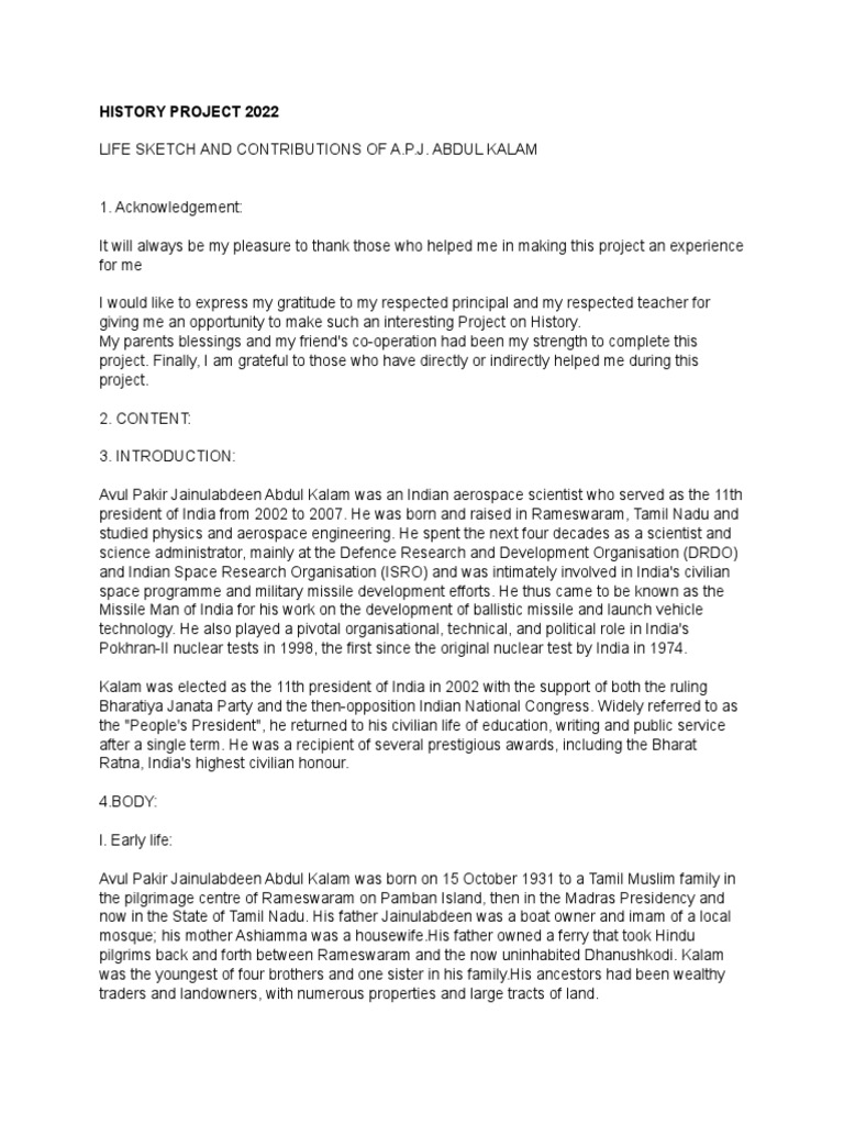 History Project | PDF