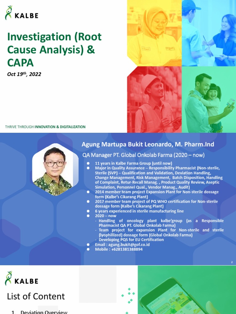 Module RCA CAPA Training 19 Oct 2022 | PDF