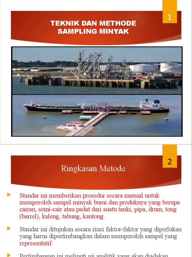 Teori Serta Tata Cara Sampling ASTM 4057 | PDF