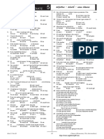 Tenses Multiple Choice Test PDF | PDF