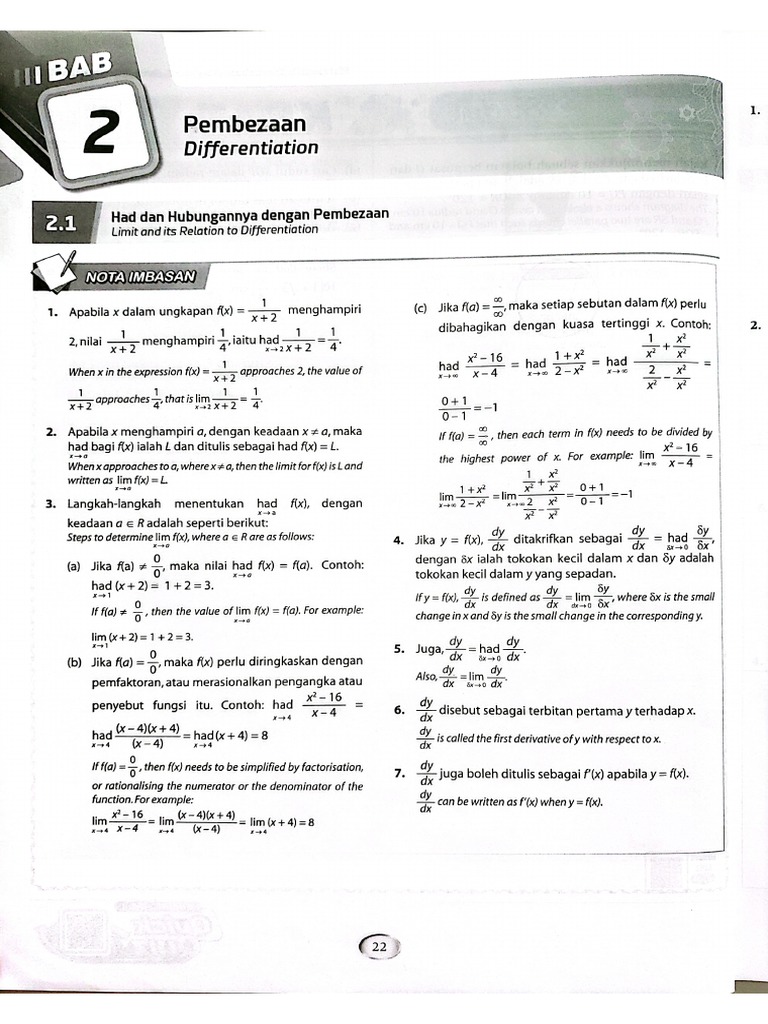 Latihan Bab 2 Add Math Form 5 | PDF