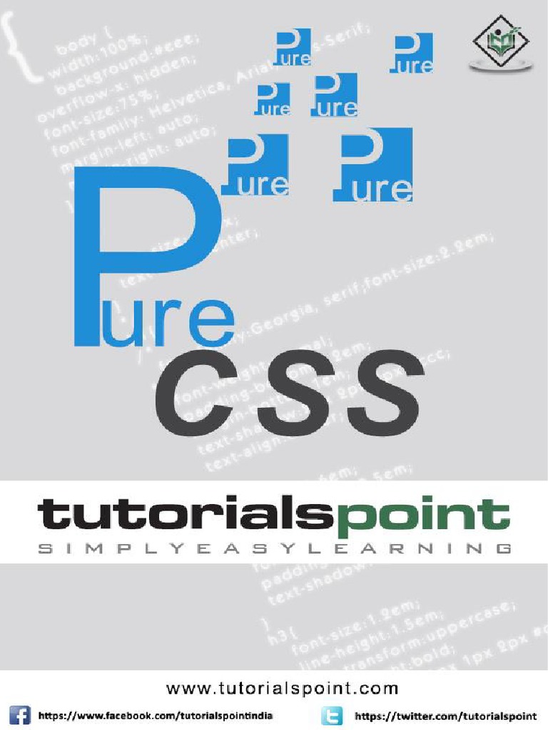 Purecss Tutorial | Download Free PDF | Html | Web Development