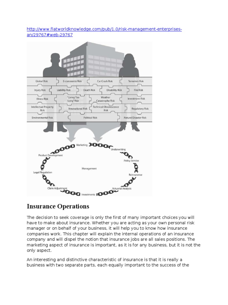 Insurance Operations | PDF | Reinsurance | Underwriting