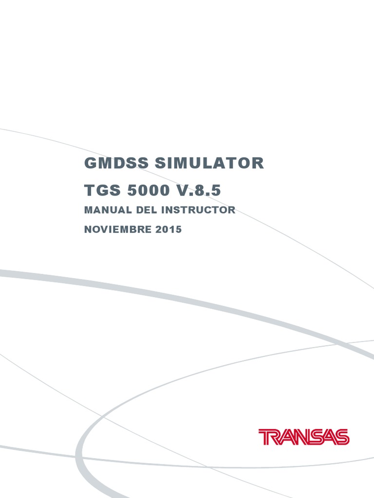 TGS 5000 Instructor Manual ESP | PDF | Ventana (informática) | Altoparlante