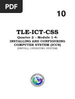 TLE-ICT-CSS 10-Q1 - ICCS Week 1 | PDF | Operating System | Graphical User Interfaces