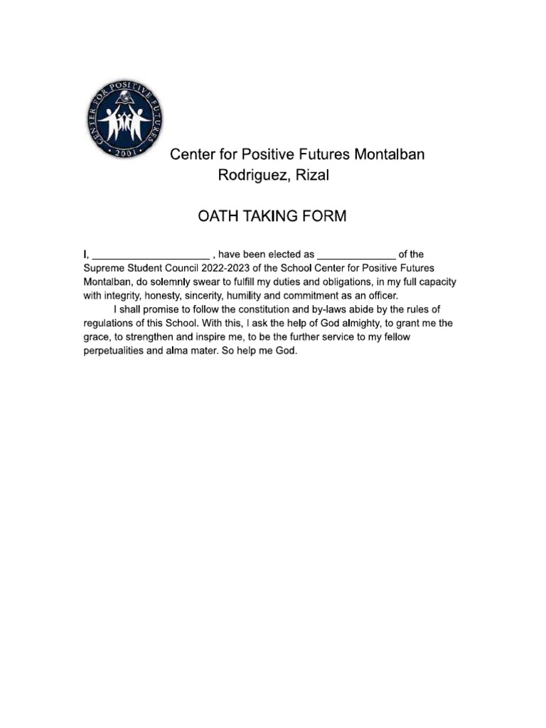 Oath Taking | PDF