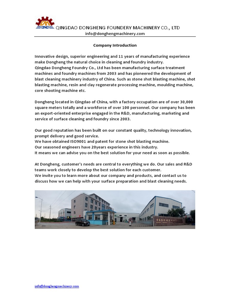 Stone Shot Blasting Machine | PDF | Elevator | Foundry