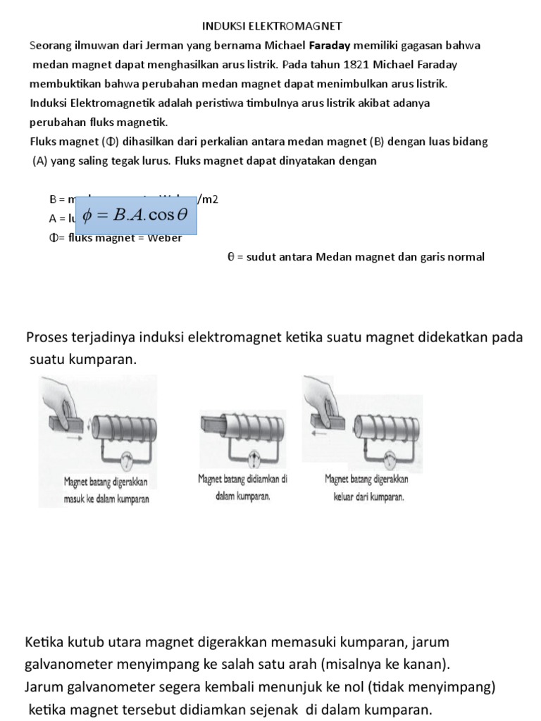 Induksi Elektromagnet | PDF | Sains & Matematika