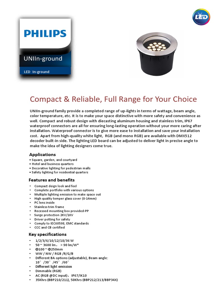 UNIIn-ground - Product Datasheet - 201905 | PDF | Power Supply | Alternating Current