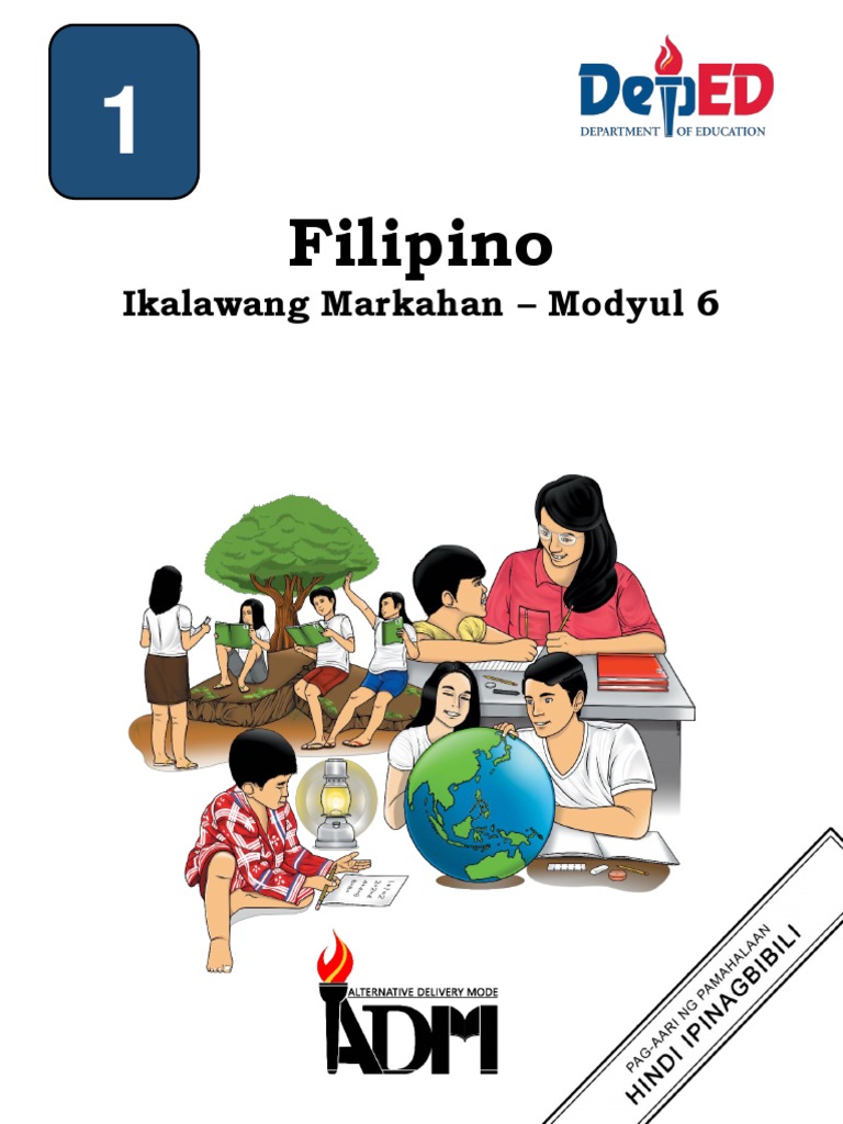 ADM Grade 1 Filipino Villate Module 6 | PDF
