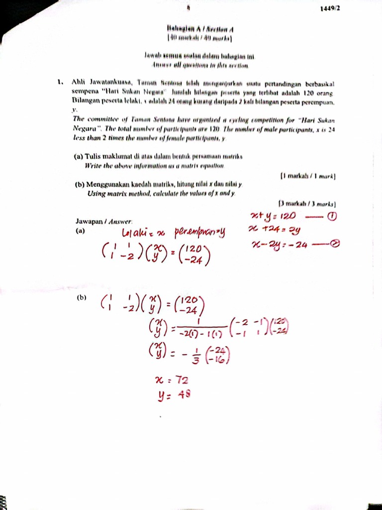 Jawapan K2 Percubaan | PDF