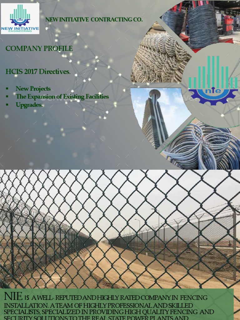 NIE Fence Profile Rev 02 | PDF | Screw | Wire