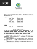 Resolution 2020-01 - TANOD AND LUPON | PDF | Local Government | Philippines