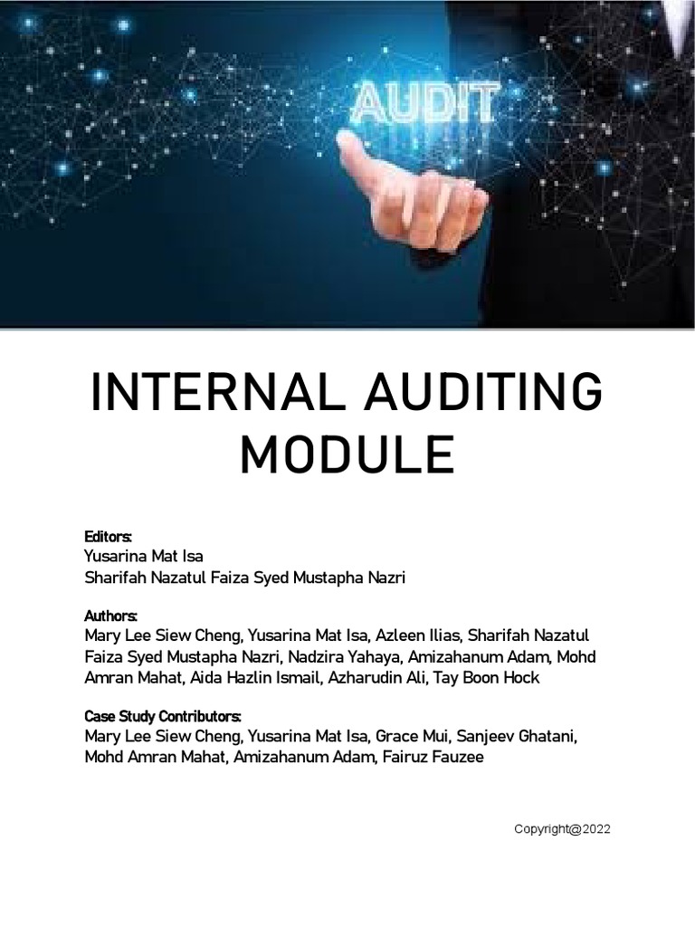 Internal Auditing Module (2022) | Download Free PDF | Internal Audit | Audit