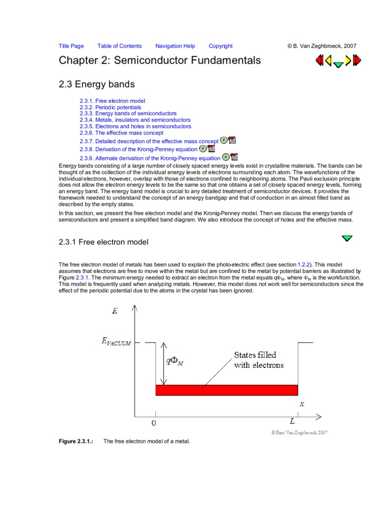 Semiconductor Fundamentals | PDF | Band Gap | Electron Hole