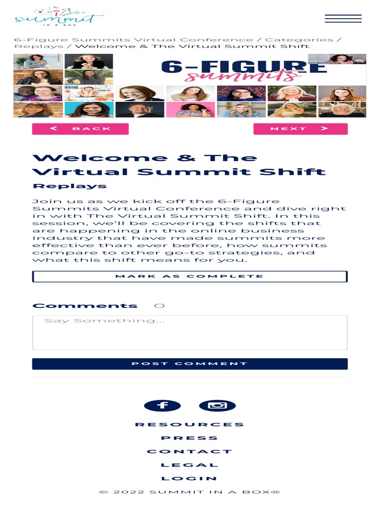 How To Host A Virtual Summit - Summit in A Box® | PDF