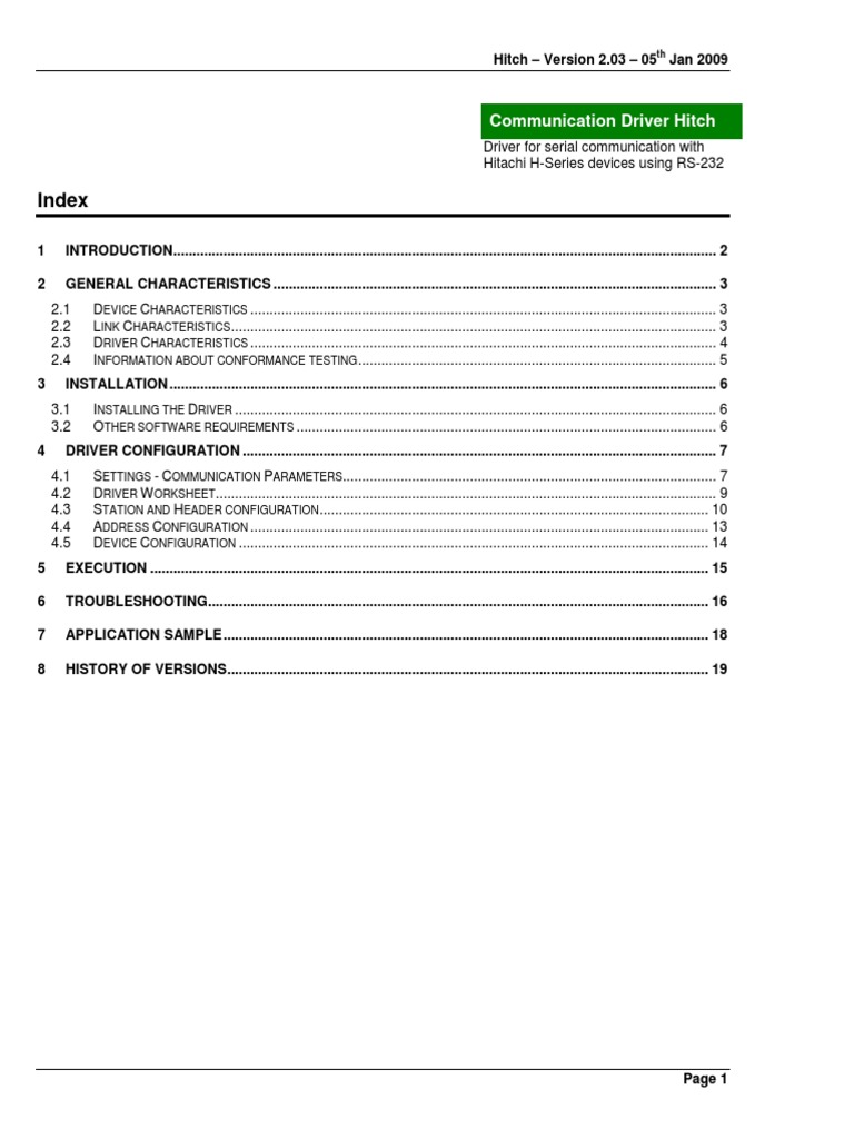 Hitch | Download Free PDF | Device Driver | Input/Output