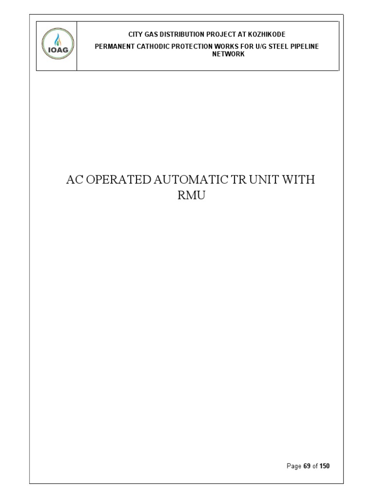 Ac Operated Automatic TR Unit With | PDF | Rectifier | Electronics