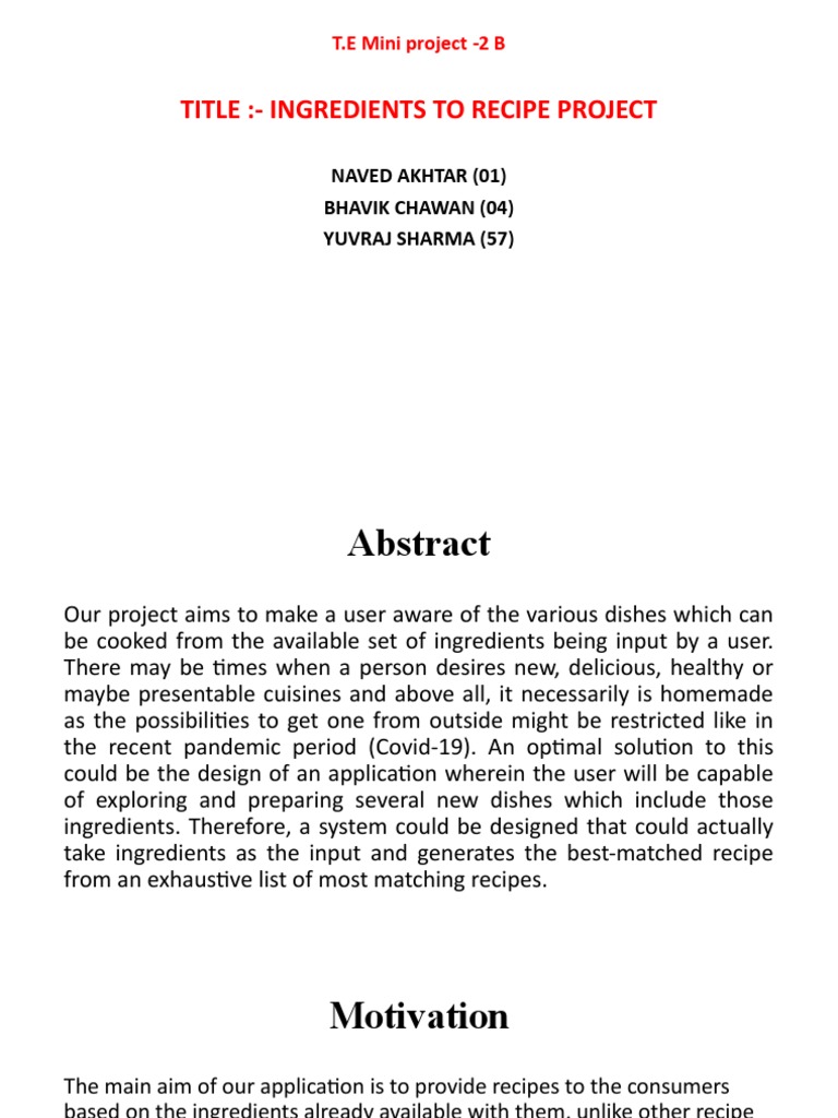 Recipe 1 | PDF | Recipe | Applied Mathematics