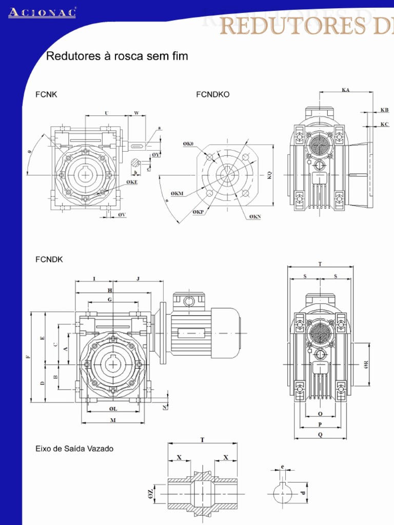 Acionac Redutores - Catalogo | PDF
