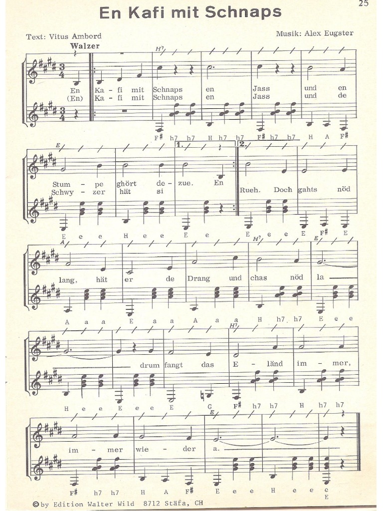 En Kafi Mit Schnaps | PDF