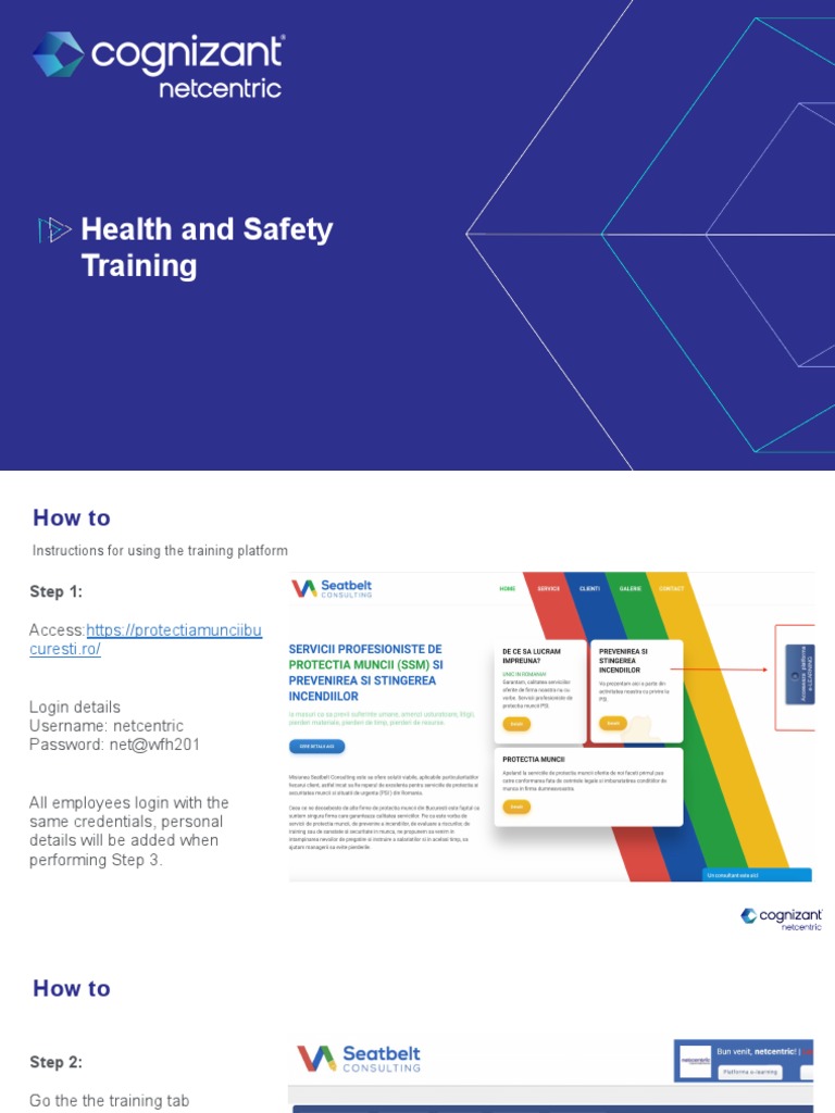 Health and Safety Training | PDF