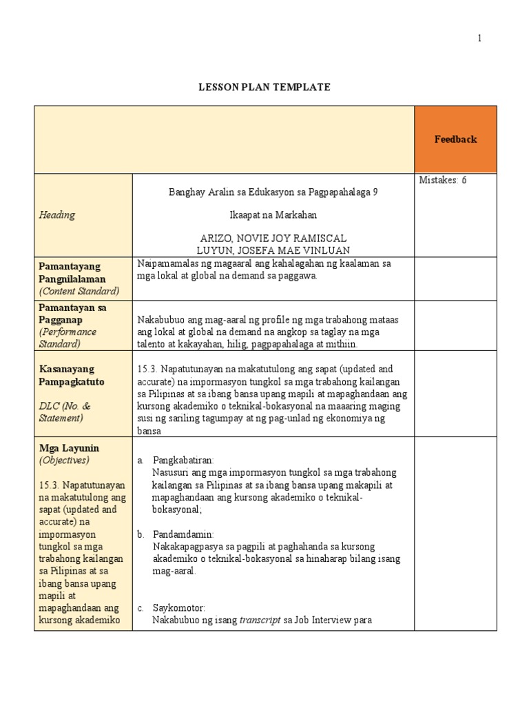 1st Draft - Arizo&luyun | PDF