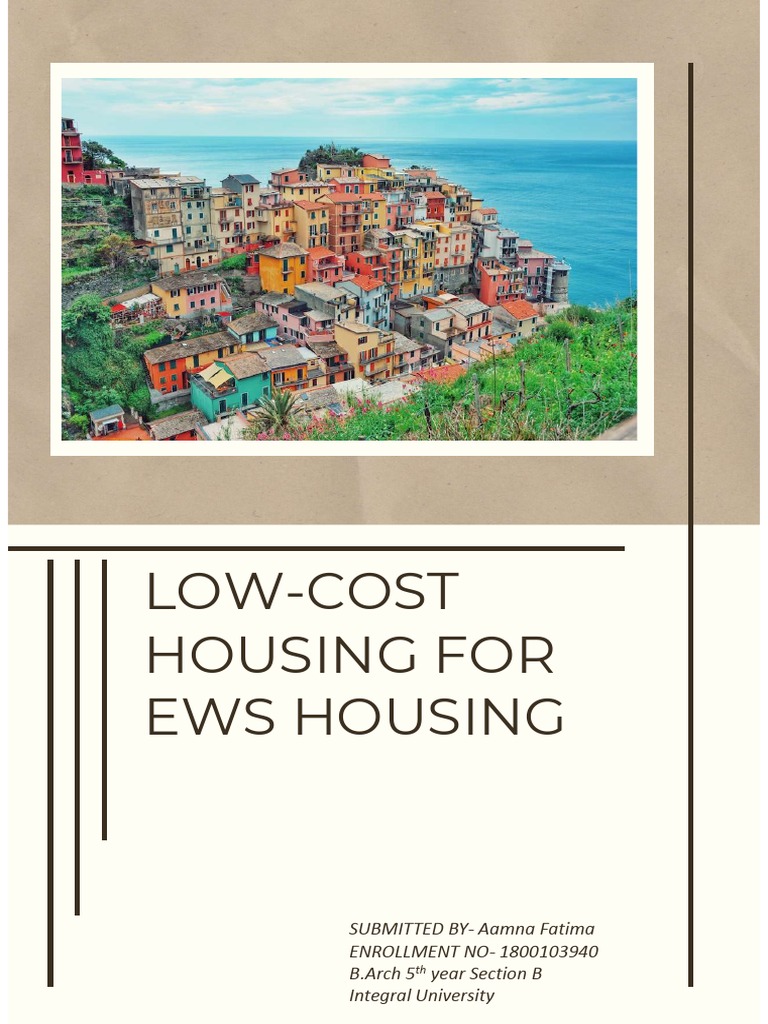 Ews Housing | Download Free PDF | Economies