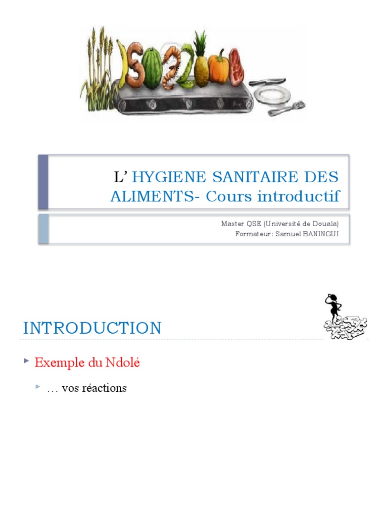 Hygiène Sanitaire Des Aliments | PDF | Analyse des dangers et points ... Hygiène Sanitaire Des Aliments | PDF | Analyse des dangers et points ...