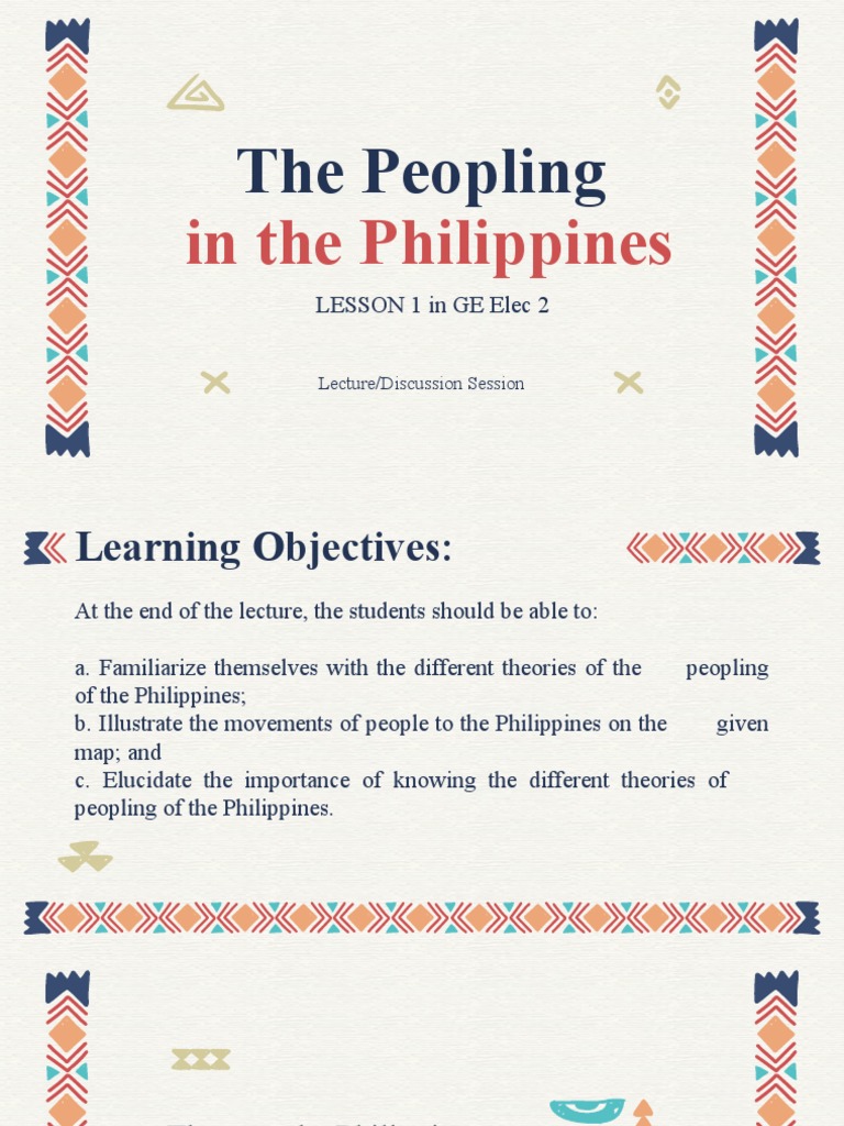 L1 Peopling of Philippines | PDF | Southeast Asia