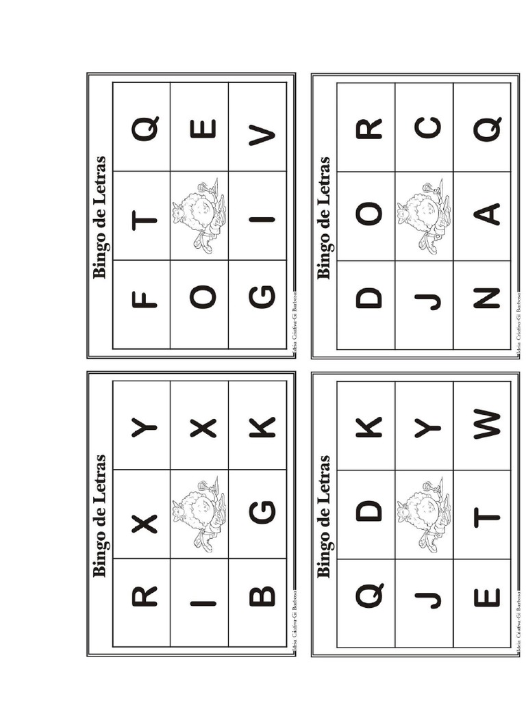 Bingo Letras | PDF