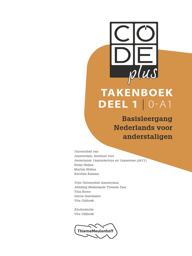 Code Plus Takenboek Deel 1 9006815153 Inkijk | PDF
