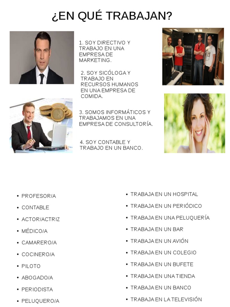 En Que Trabajan | PDF