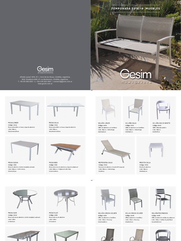 Gesim Muebles Catálogo 2018 2019 | PDF