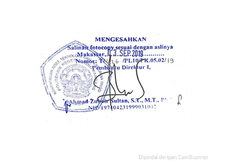 Stempel Pengesahan | PDF