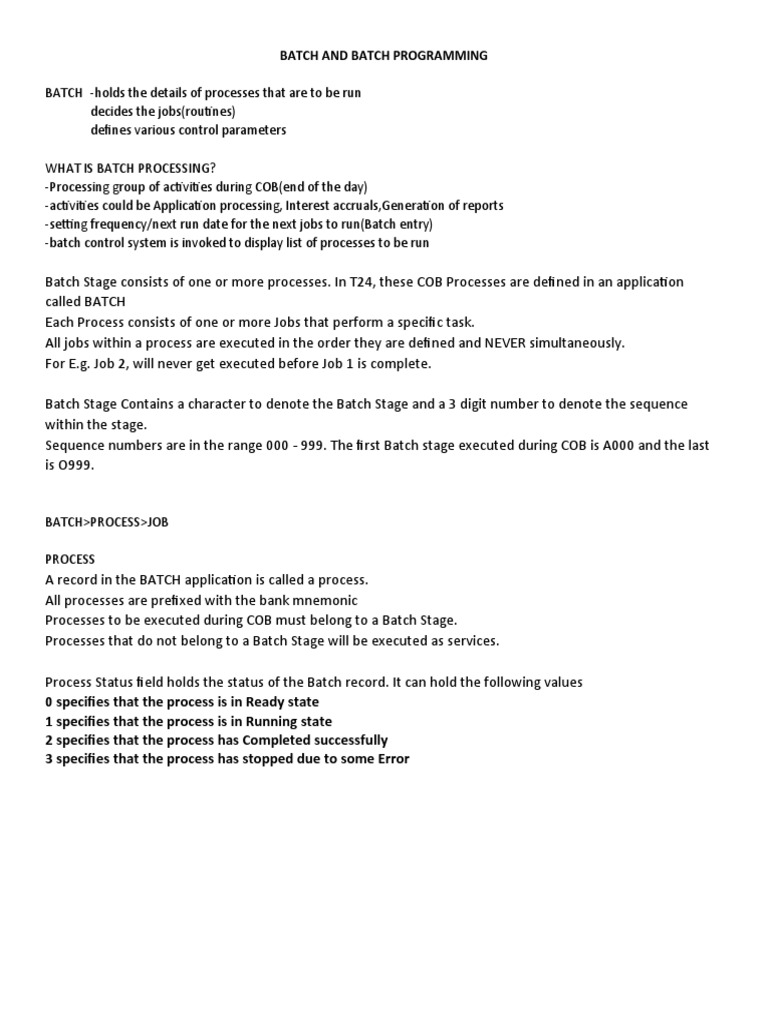 Batches and Multithreading | PDF