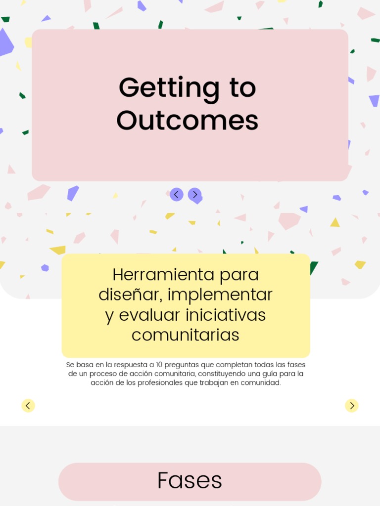 Getting To Outcomes | PDF | Planificación | Ciencia cognitiva