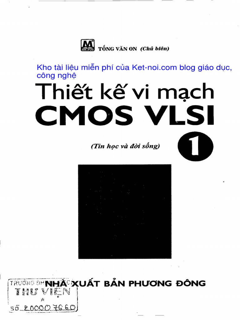 Thiết Kế Vi Mạch Cmos Vlsi Tập 1 Tống Văn On Pdf