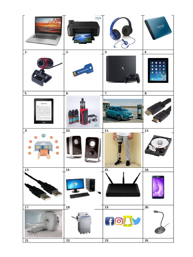 Imagier Les Nelles Technologies | PDF | Ordinateur tablette | Liseuse