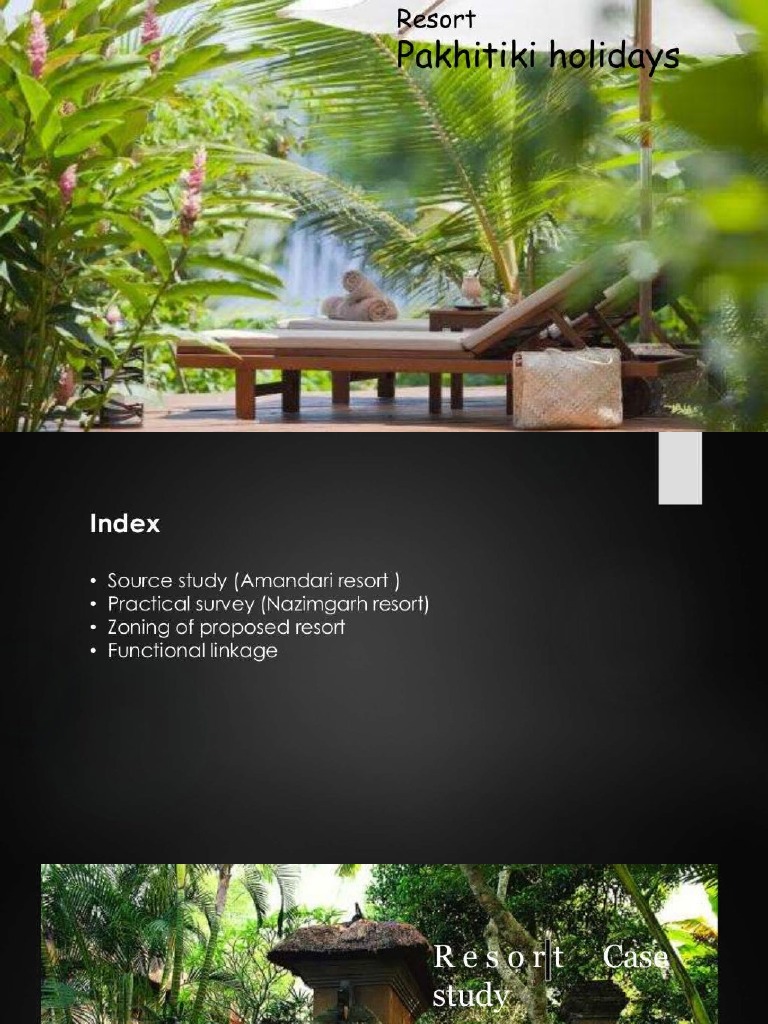 Presentation On Resort | PDF