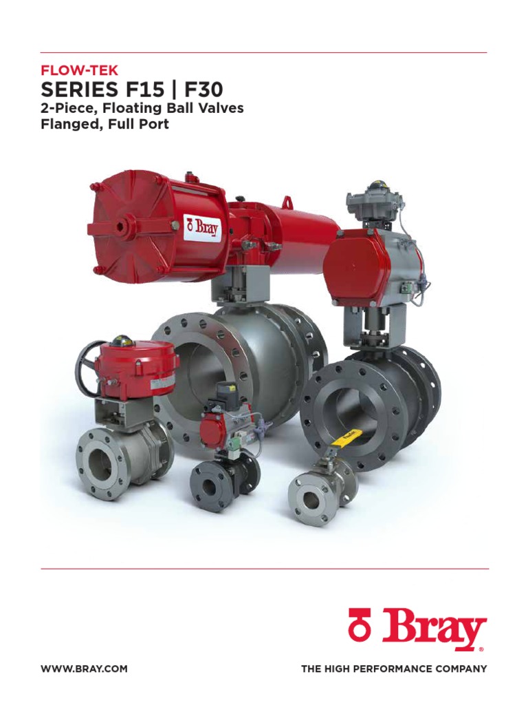 BRAY F15 Ball Valve | PDF | Valve | Mechanical Engineering