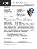 Pathfinder Membership Application Form 2024 | PDF | Health Care