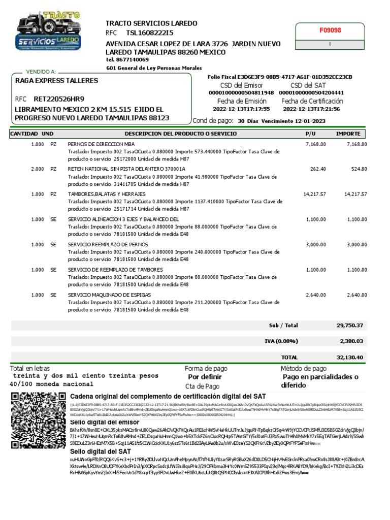 Vendido A:: Cadena Original Del Complemento de Certificación Digital Del SAT | PDF ...