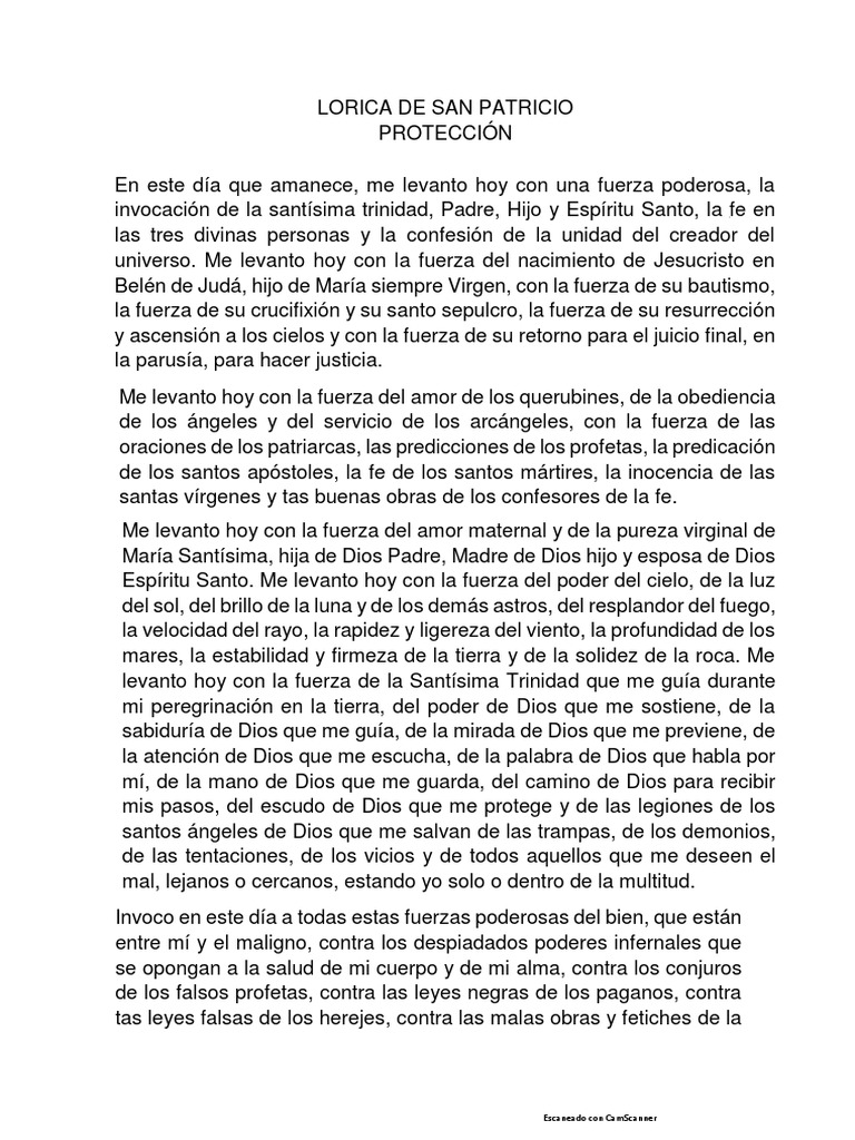Oración A San Patricio y de Abundancia Económica | PDF | Cristo (título ...