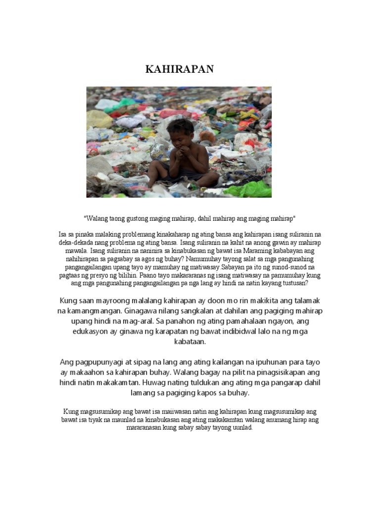 KAHIRAPAN | PDF