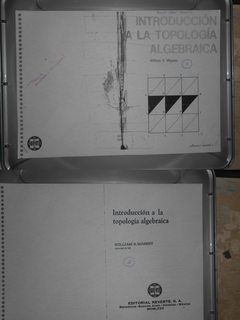 Introduccion A La Topologia Algebraica - William Massey | PDF