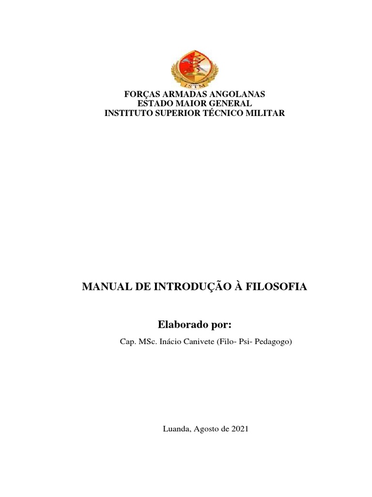 I. Fil. Istm | PDF | Science | Conhecimento