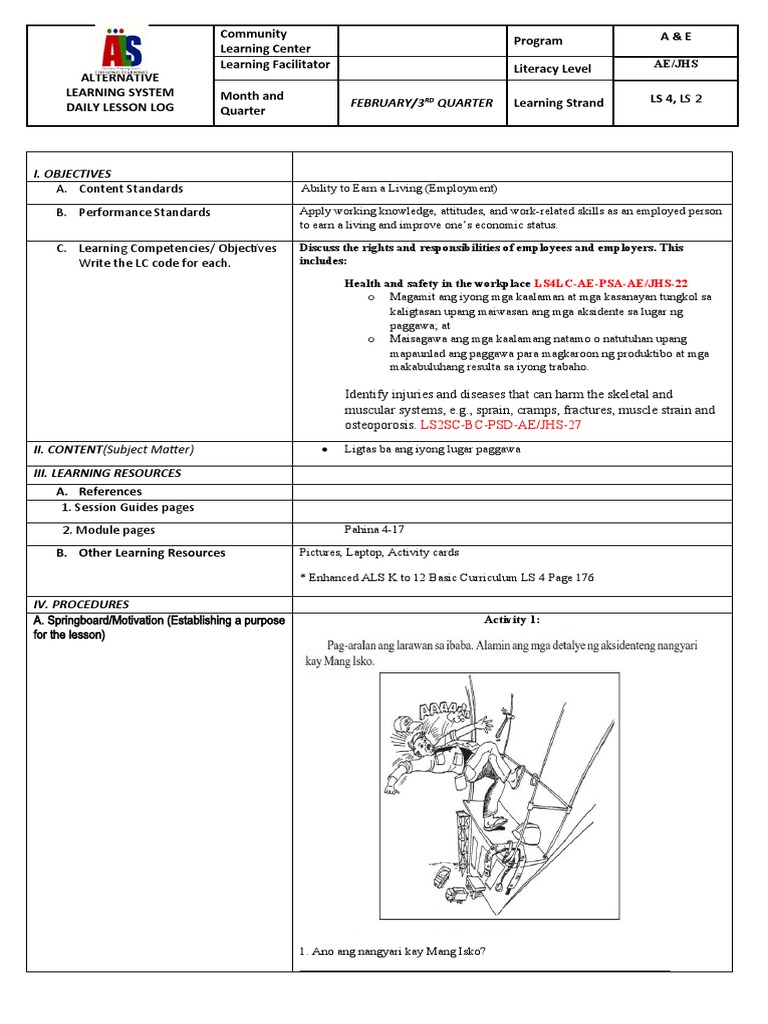 ALS LS4 - Lugar Paggawa | PDF