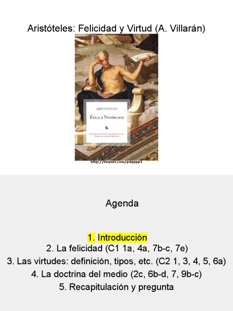 Aristóteles: Felicidad y Virtud | PDF | Virtud | Instituciones sociales